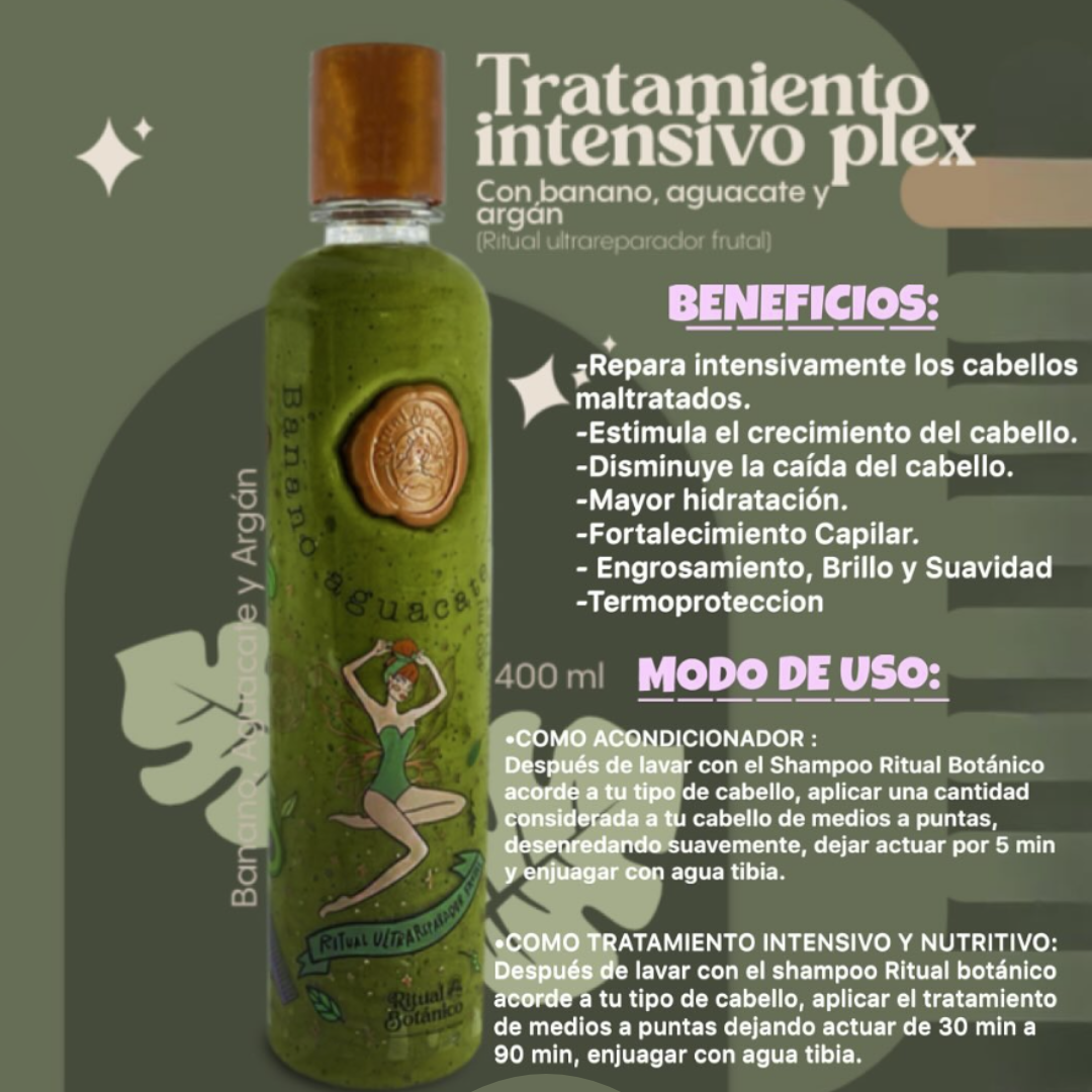 Tratamiento Capilar S.O.S Intensivo Plex Ritual Botánico