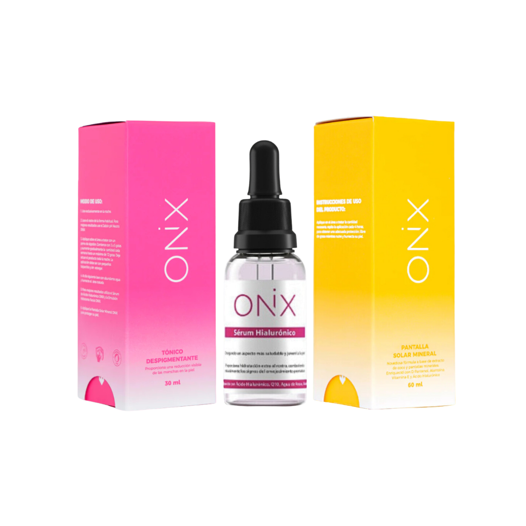 Home Onix Despigmentante Kit 3 Pack Serum Hialurónico 30ml ...
