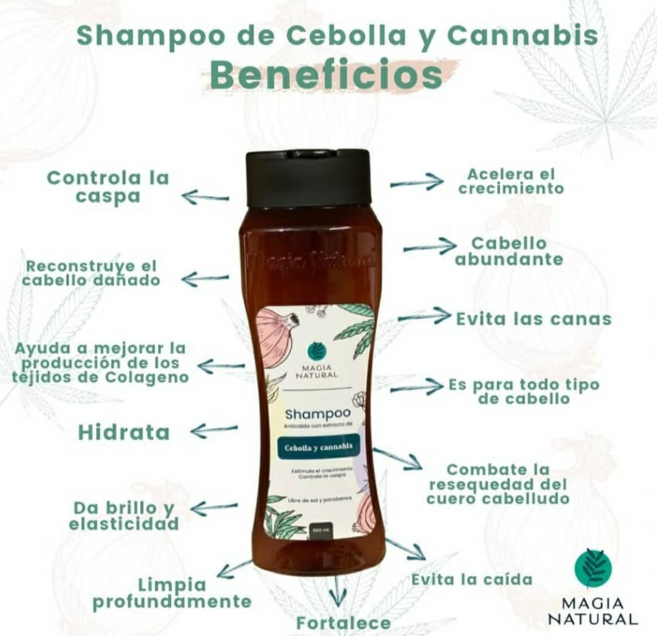 Home Shampoo Natural con Cebolla Magia Natural [500ml]